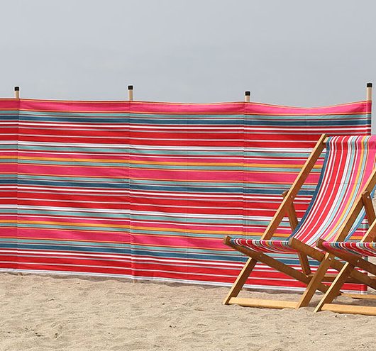 The Mediterranean Striped Windbreak | Cotton canvas | South Westerly