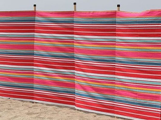 The Mediterranean Striped Windbreak | Cotton canvas | South Westerly